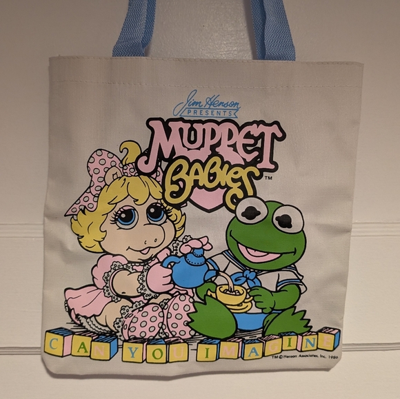 Muppet babies | Accessories | Muppet Babies Kids Tote Bag Pink And Blue ...